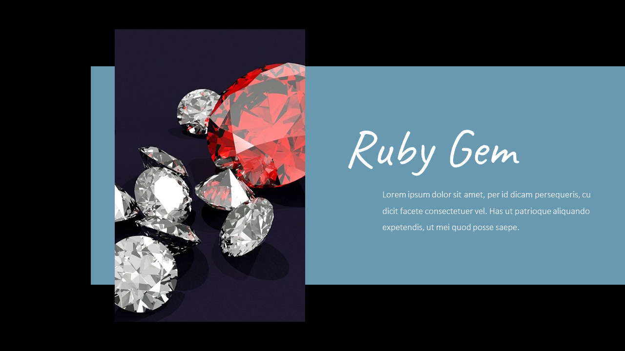 Beautiful Gemstone Google Slides Interactive|Business