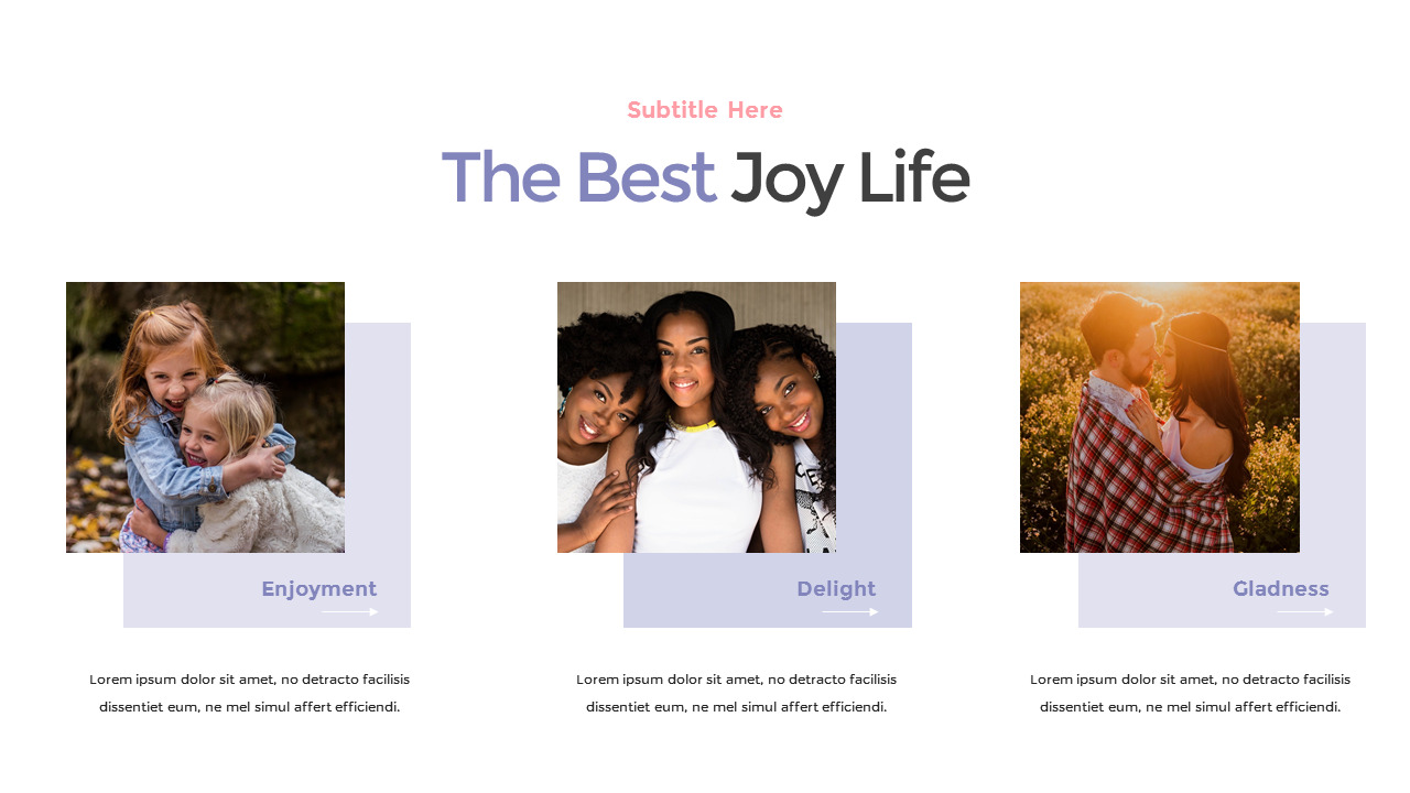 Joy of Life presentation slide|Lifestyle|Google