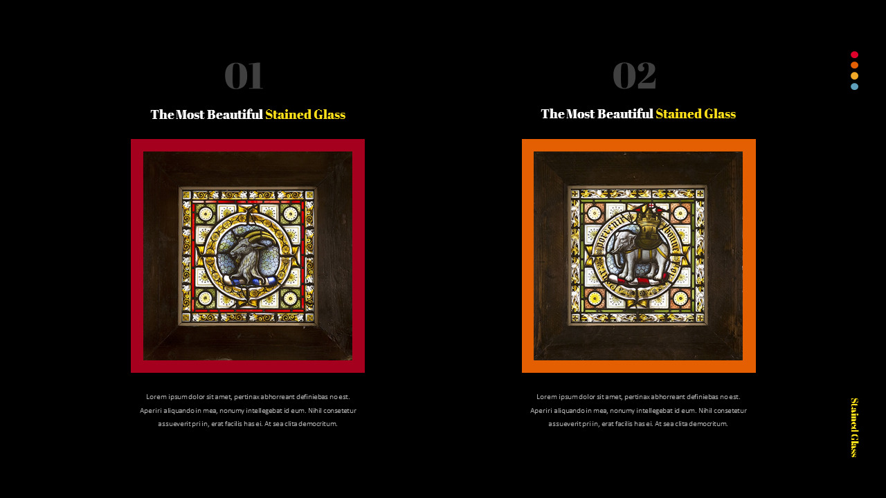 Stained Glass Simple Google Presentation|Lifestyle|Slides