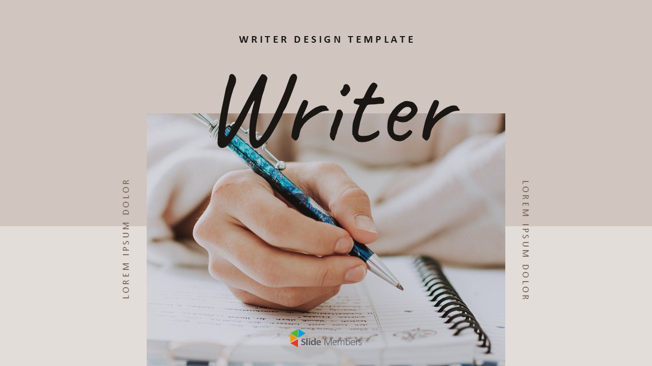 Writer Presentation Google Slides Templates|Lifestyle