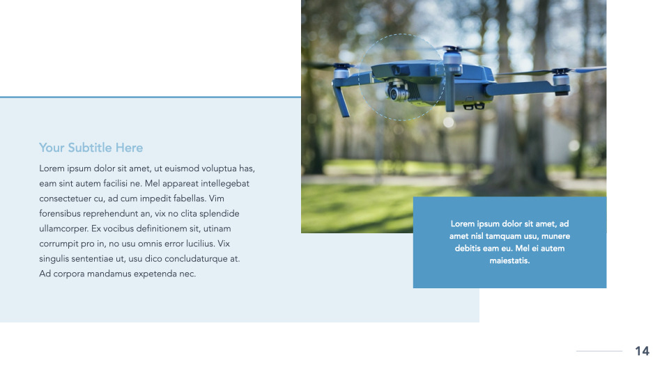 Drone keynote presentation templates free|IT/Commerce