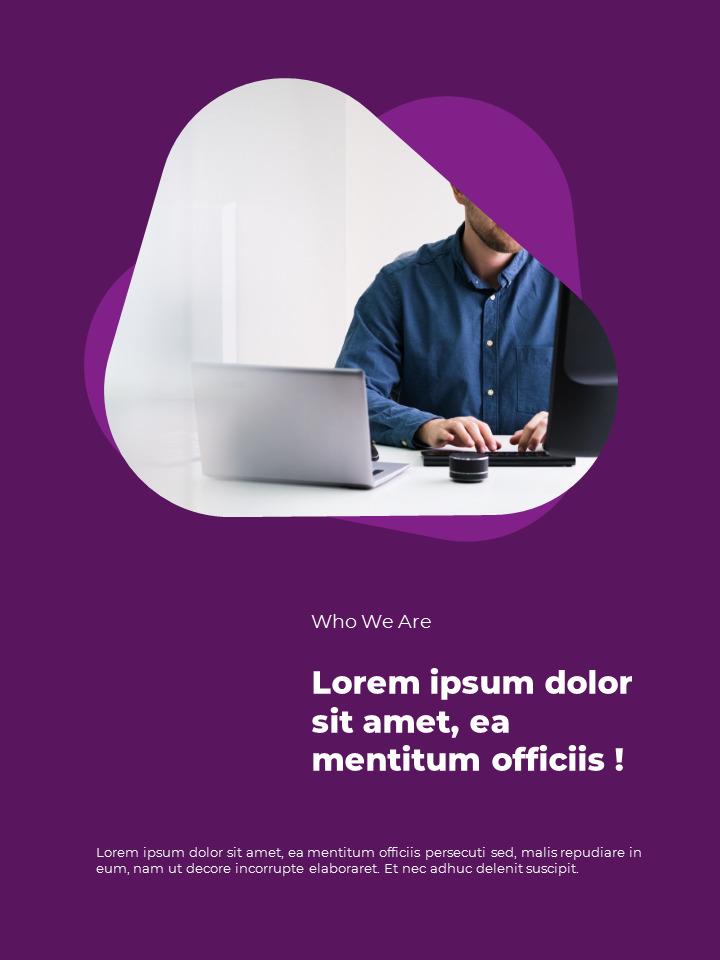 Abstract Back Business Report Google PowerPoint Slides