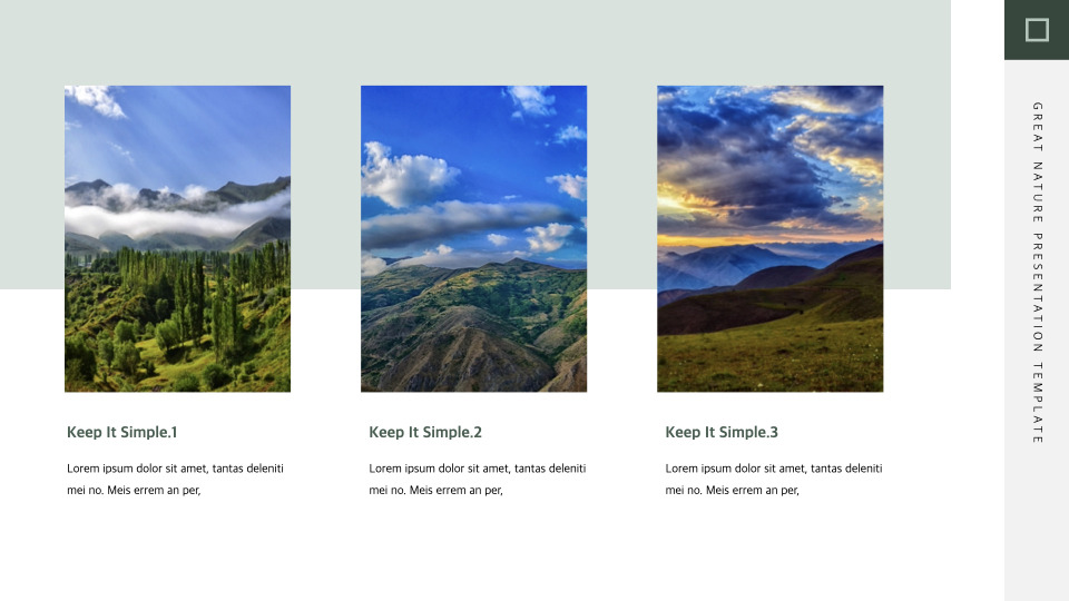 Great Nature keynote presentation templates free|Lifestyle