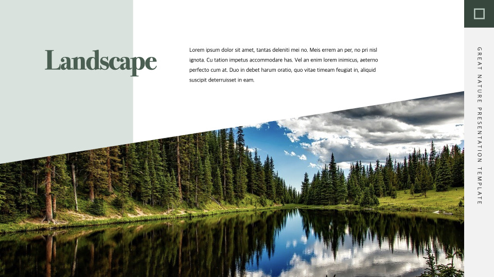 Great Nature keynote presentation templates free|Lifestyle