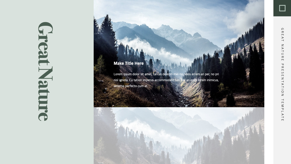 Great Nature keynote presentation templates free|Lifestyle