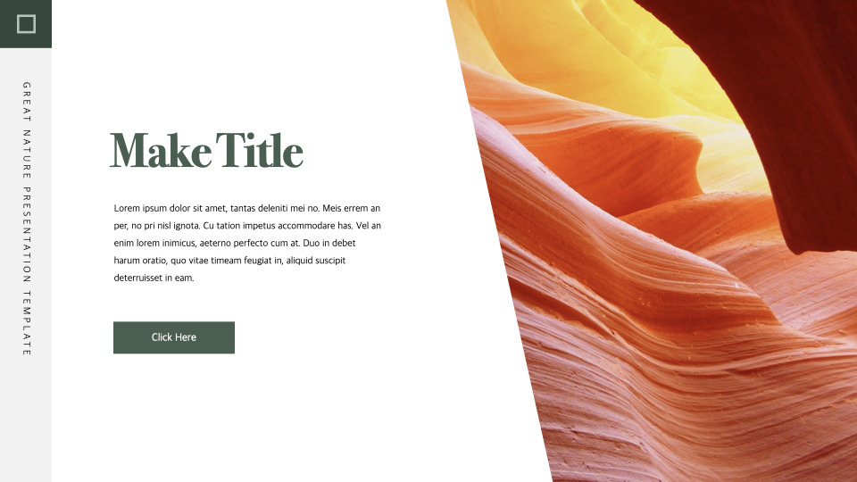 Great Nature keynote presentation templates free|Lifestyle