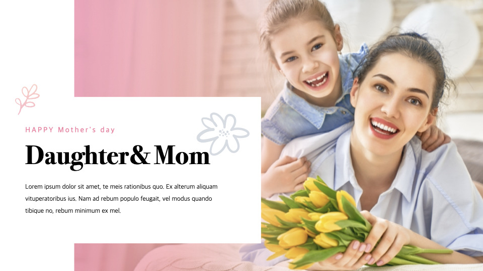 Happy Mothers day Apple Keynote Template