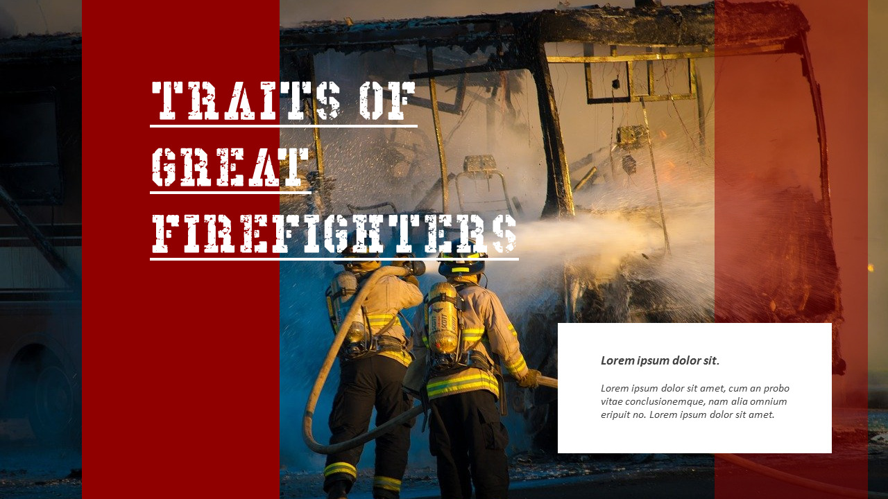 Firefighter PowerPoint Presentations|Business|Templates