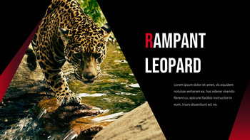 Leopard Business Presentations|Lifestyle|PPT Templates