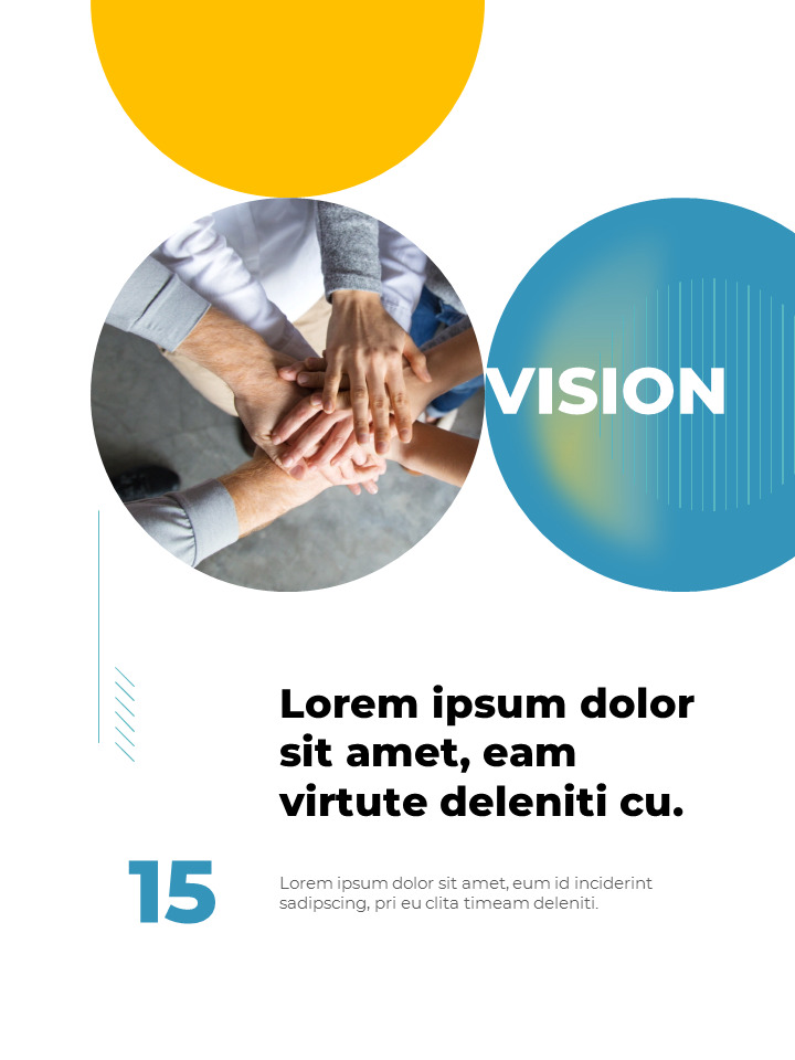 Business Modern Geometric Cover Simple PPT Templates