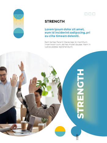 Business Modern Geometric Cover Simple PPT Templates