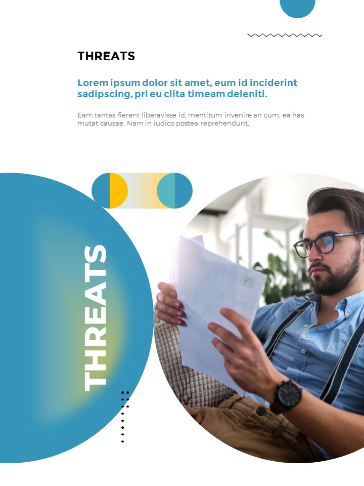 Business Modern Geometric Cover Simple PPT Templates