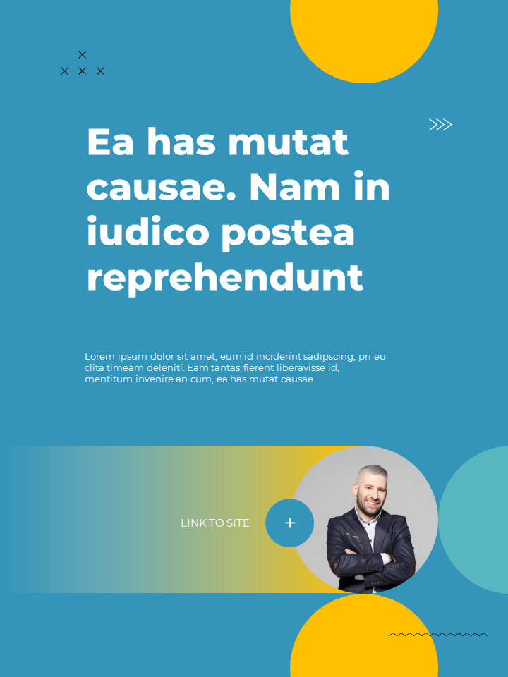 Business Modern Geometric Cover Simple PPT Templates