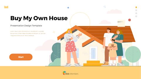 Buy My Own House Simple Google Slides Templates