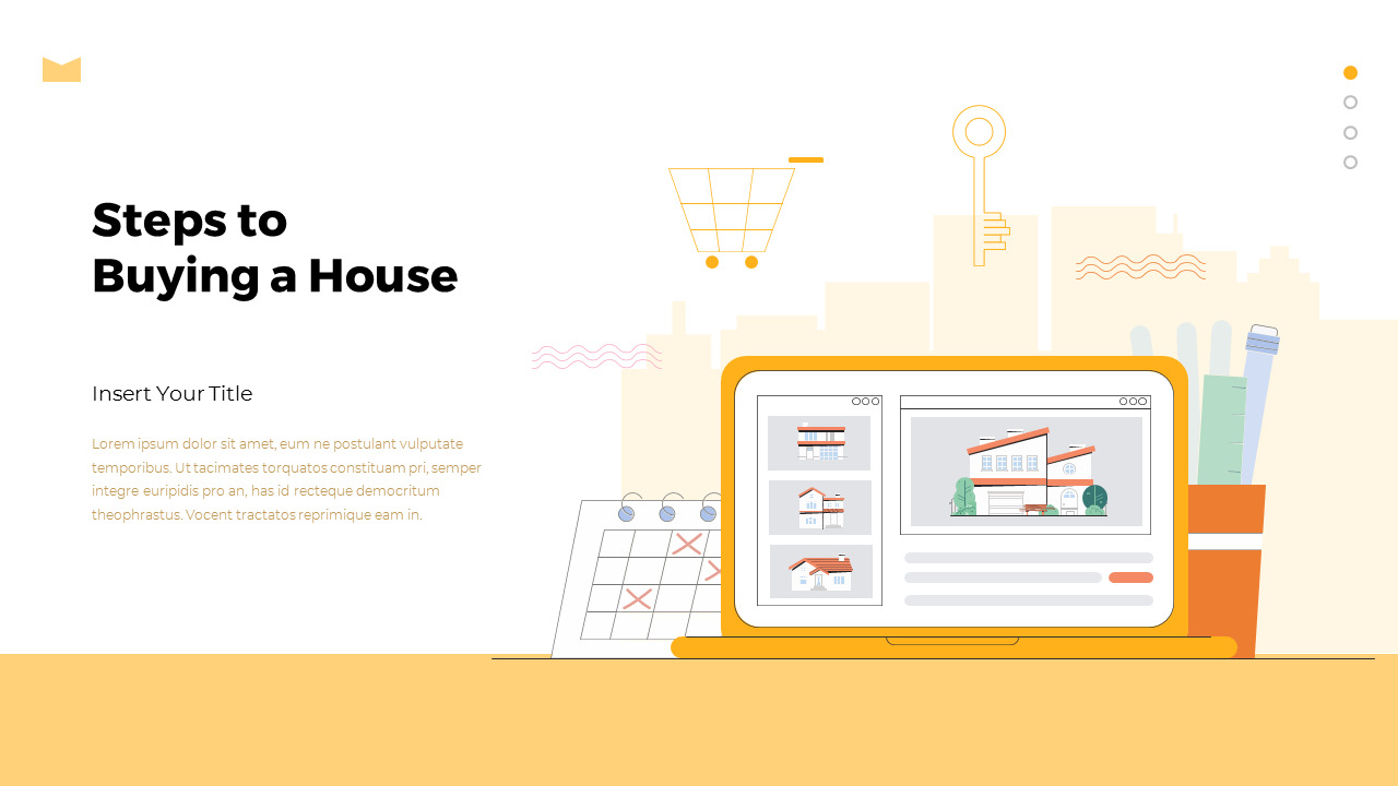 Buy My Own House Simple Google Slides Templates