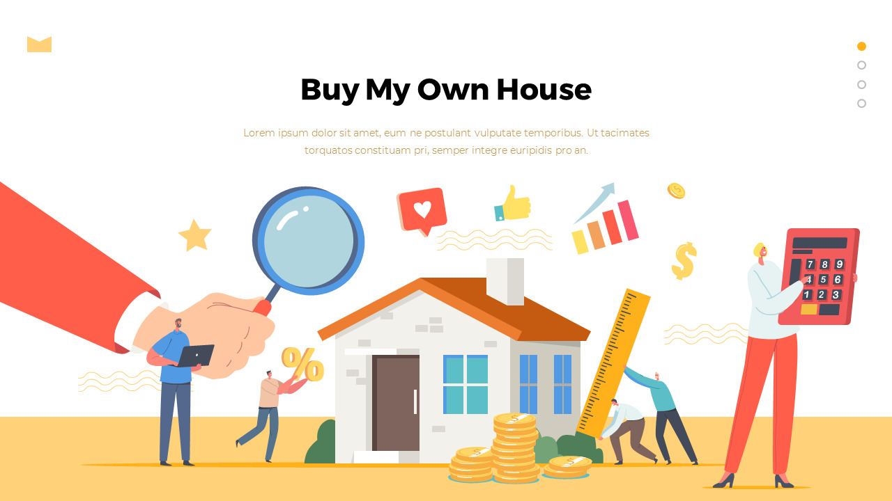 Buy My Own House Simple Google Slides Templates