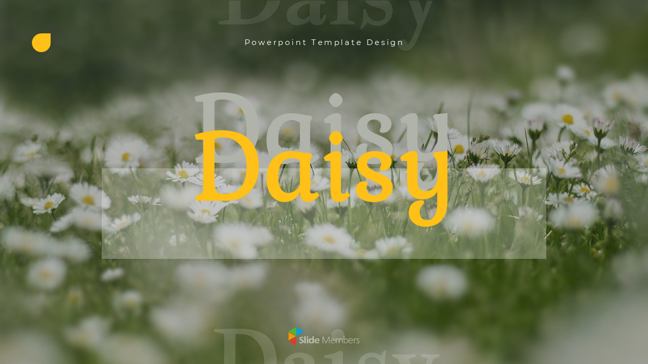 Daisy company profile ppt template|Lifestyle|Google Slides