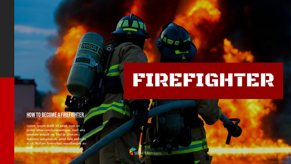 Firefighter Presentation Google Slides Templates|Business