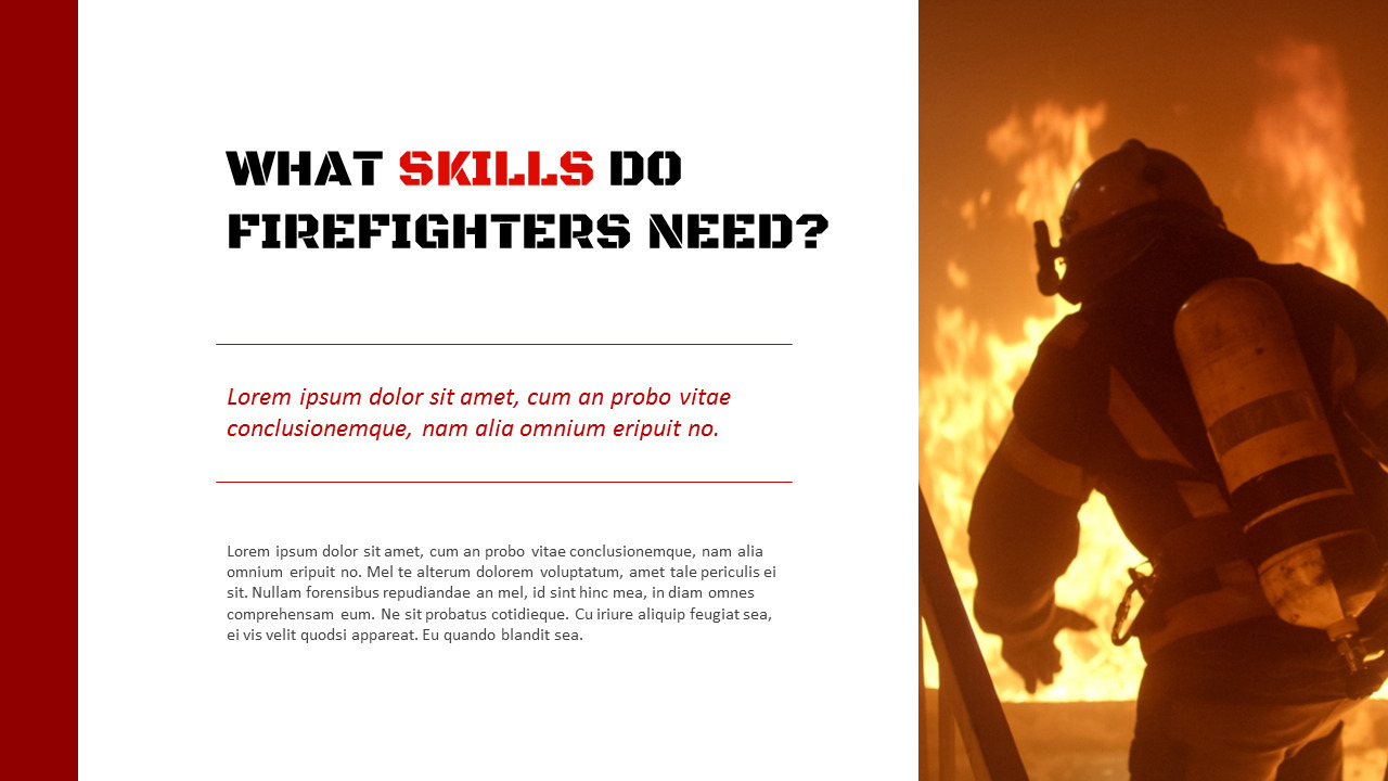 Firefighter Presentation Google Slides Templates|Business