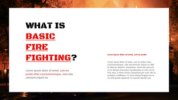 Firefighter Presentation Google Slides Templates|Business