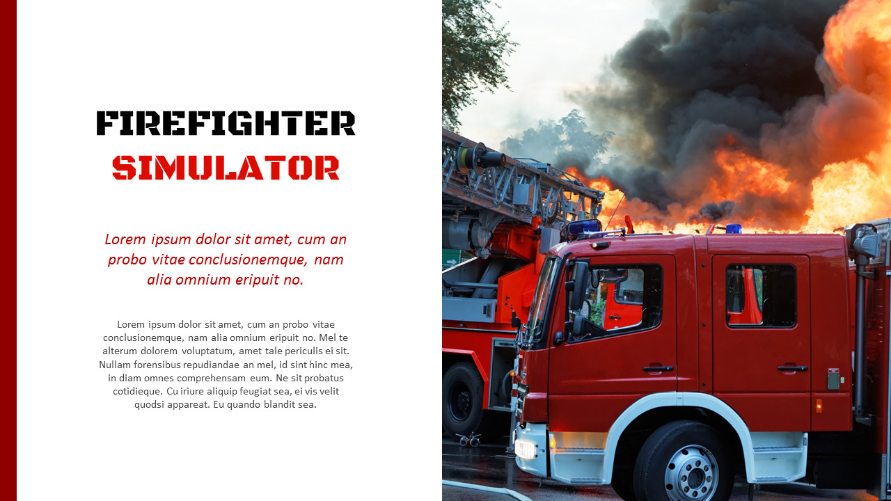 Firefighter Presentation Google Slides Templates|Business