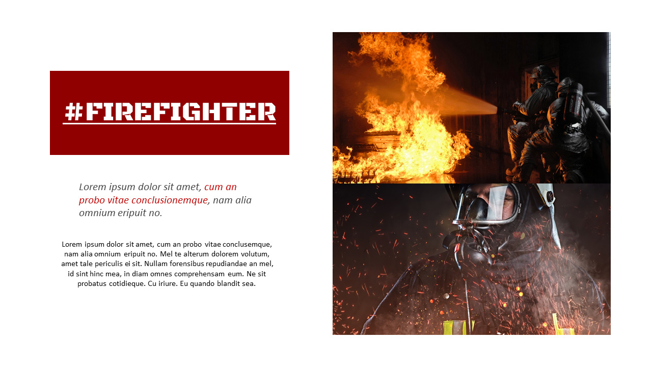 Firefighter Presentation Google Slides Templates|Business
