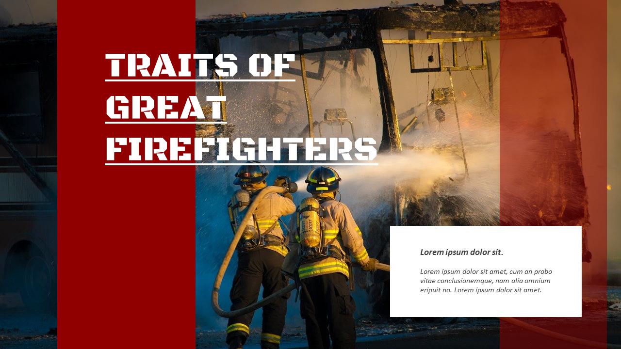 Firefighter Presentation Google Slides Templates|Business