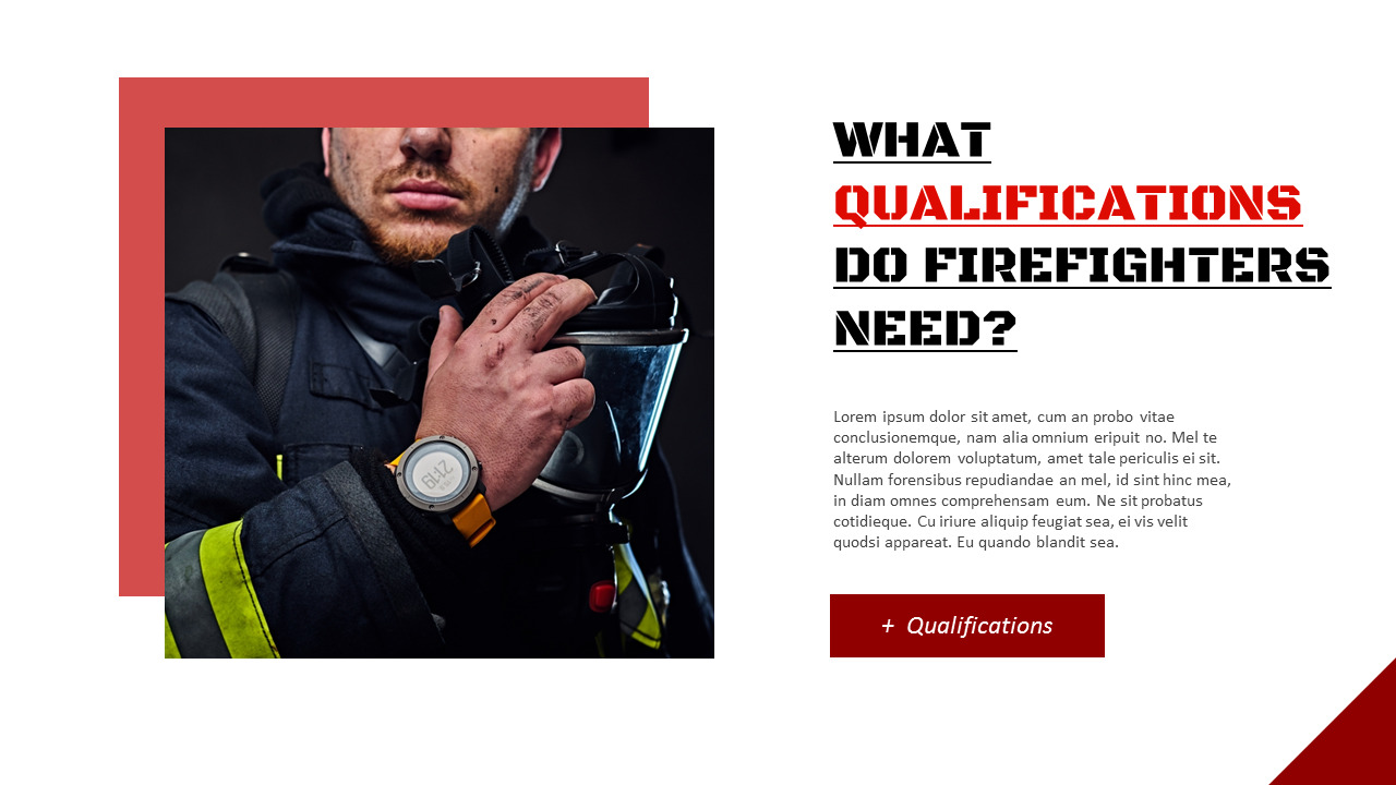 Firefighter Presentation Google Slides Templates|Business