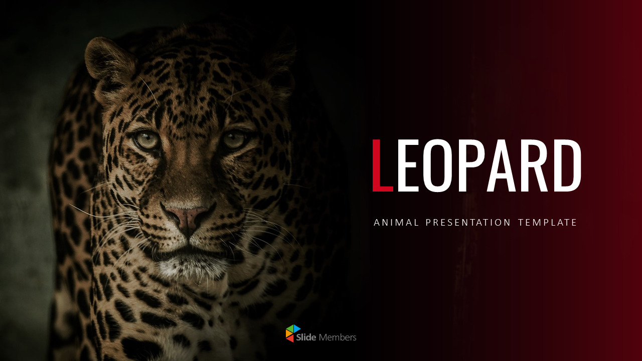 Leopard Simple Presentation Google Slides Template|Lifestyle