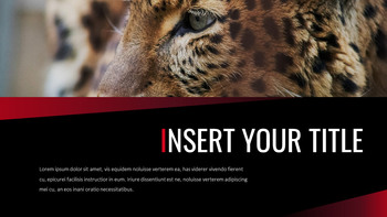 Leopard Simple Presentation Google Slides Template|Lifestyle