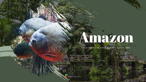 Amazonas PPT-Design|Lebensstil|Vorlagen
