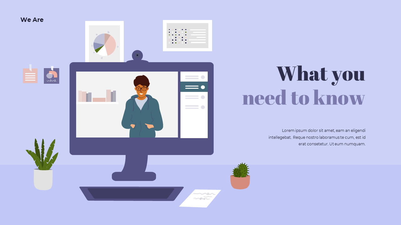 Online Education Simple PowerPoint Template