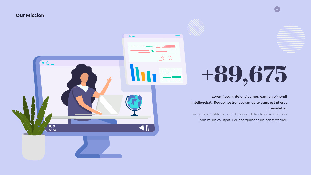 Online Education Simple PowerPoint Template