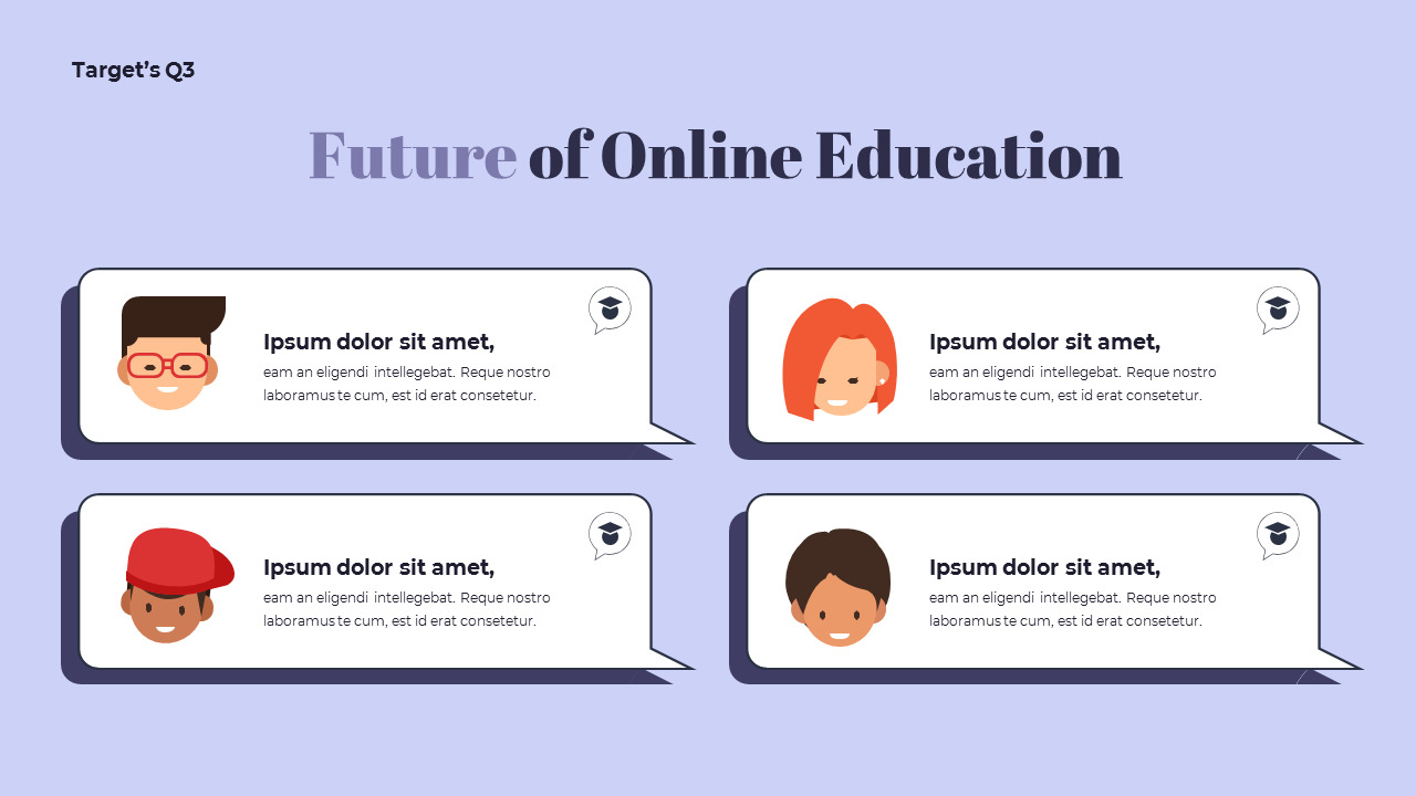 Online Education Simple PPT Templates