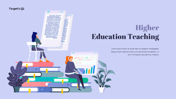 Online Education Simple PPT Templates