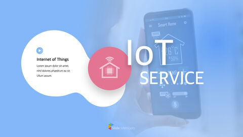 Internet of Things IoT Service Pitch Deck Keynote mac