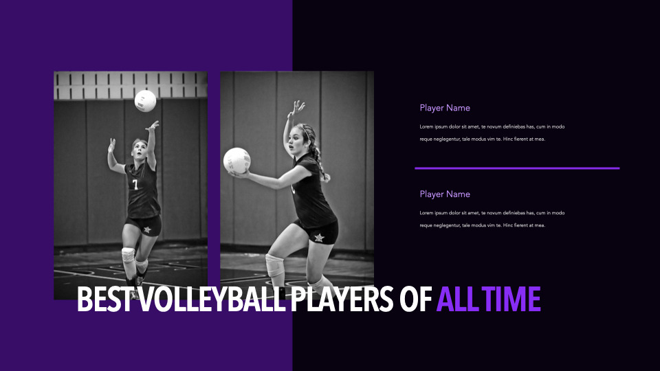 Volleyball professional presentation|Lifestyle|Keynote
