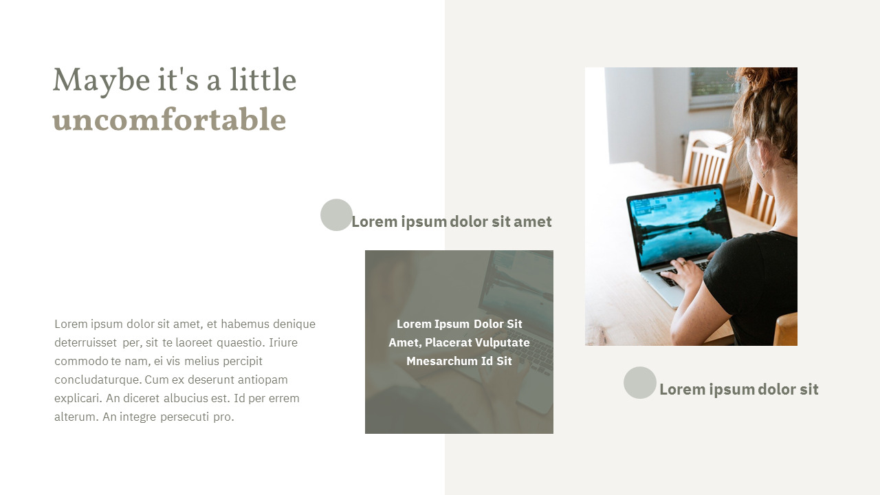 Work at Home Easy Google Slides Template|Business