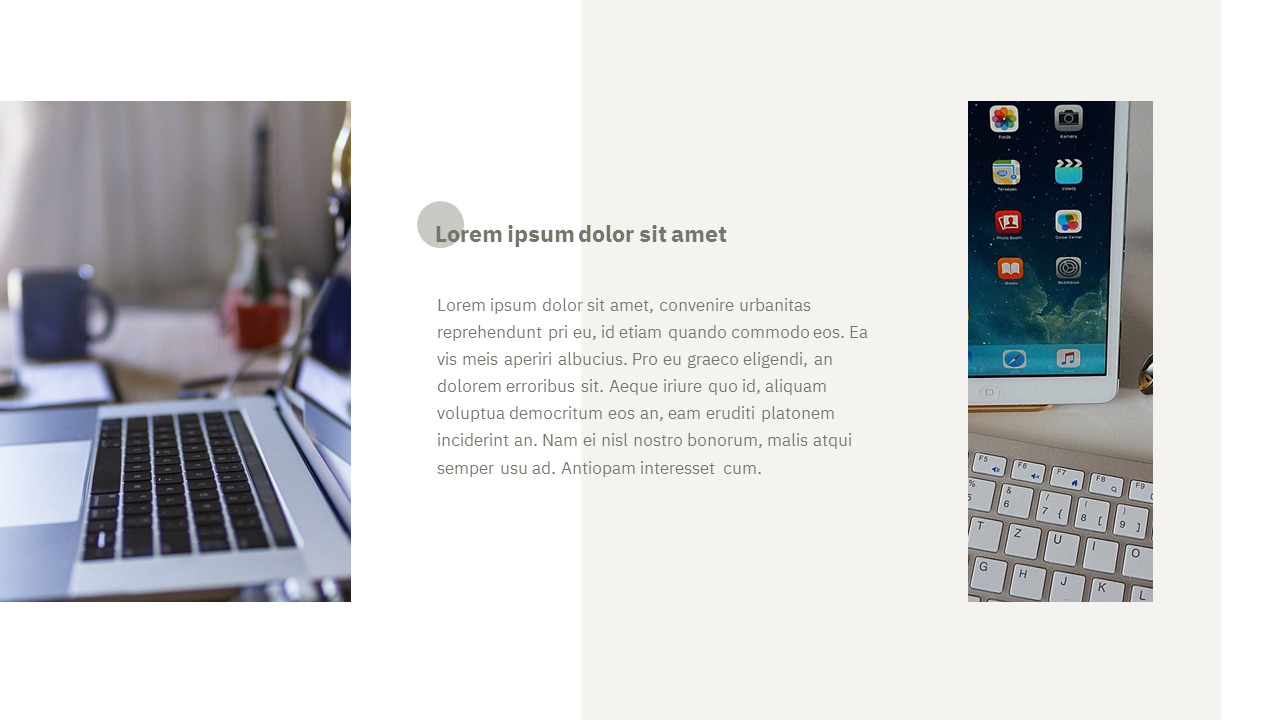 Work at Home Easy Google Slides Template|Business