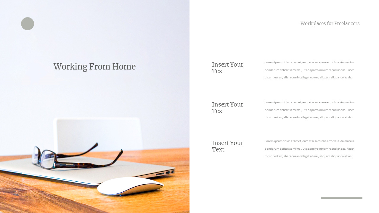 Workplaces for Freelancers Google presentation|Business|Slides