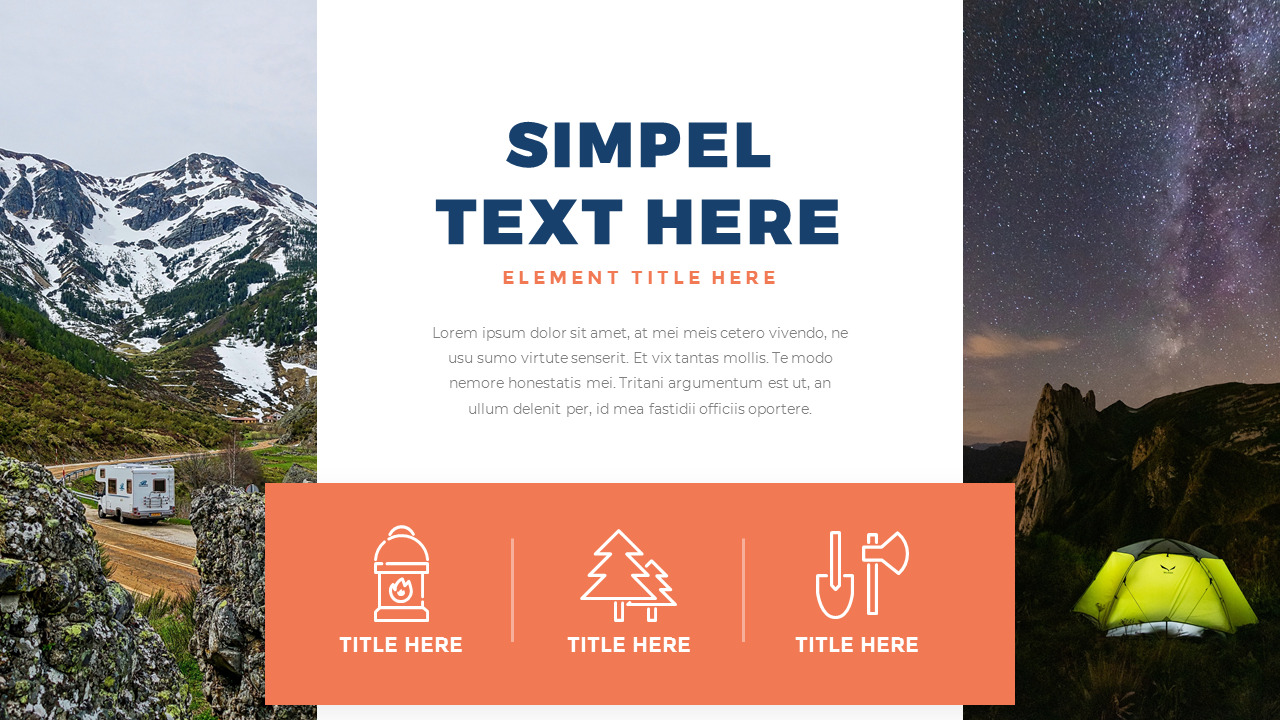 Camping Google Presentation Templates|Travel|Slides