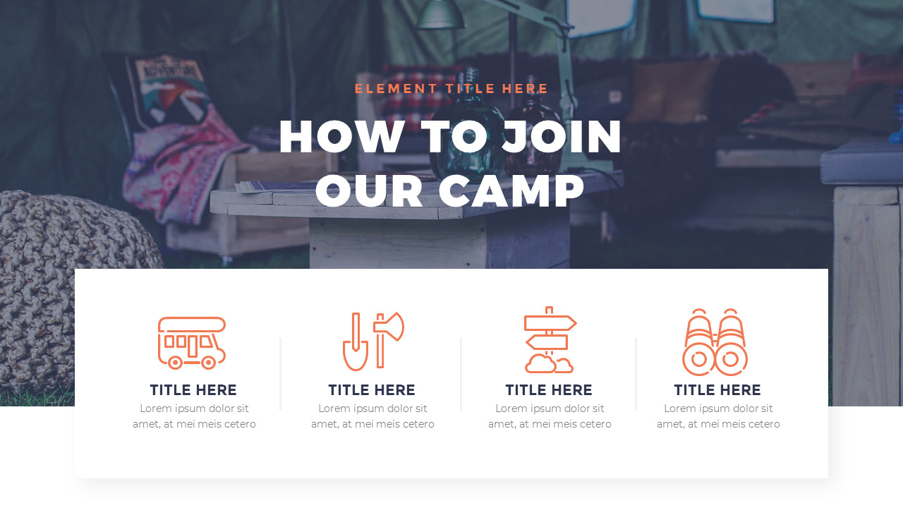 Camping Google Presentation Templates|Travel|Slides
