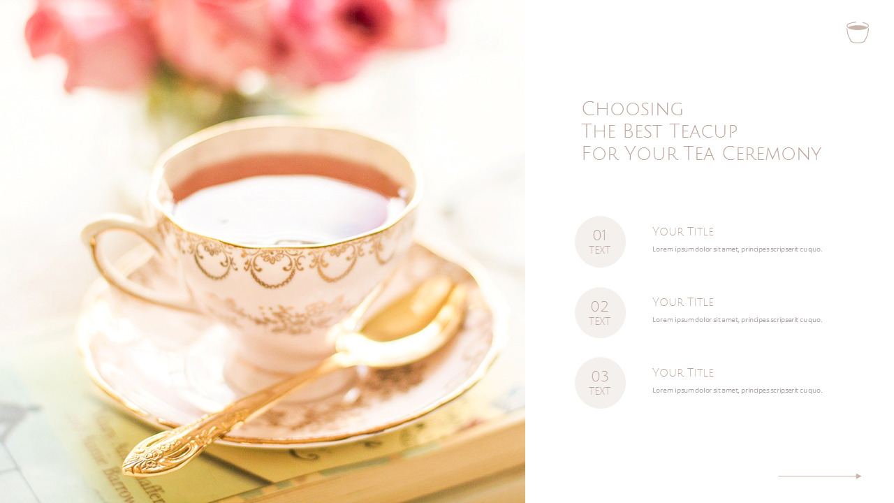 How to choose a teacup Google Slides for mac
