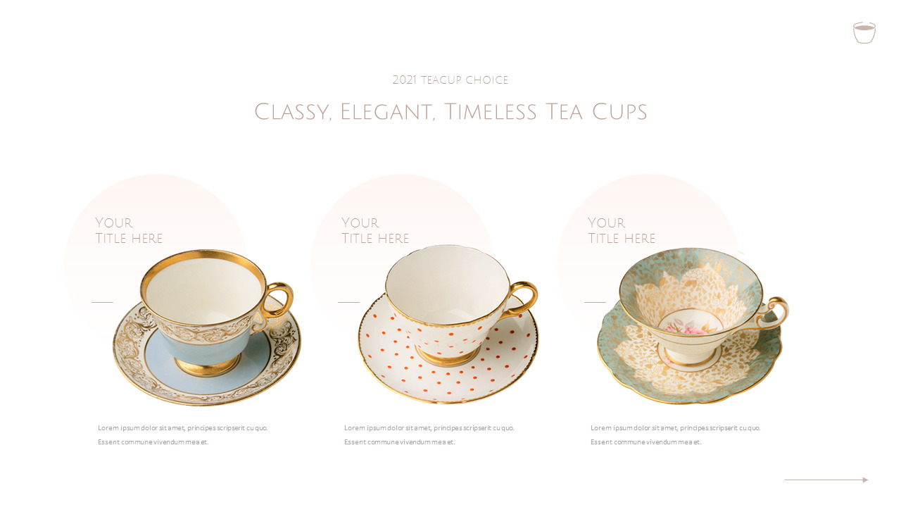 How to choose a teacup Google Slides for mac