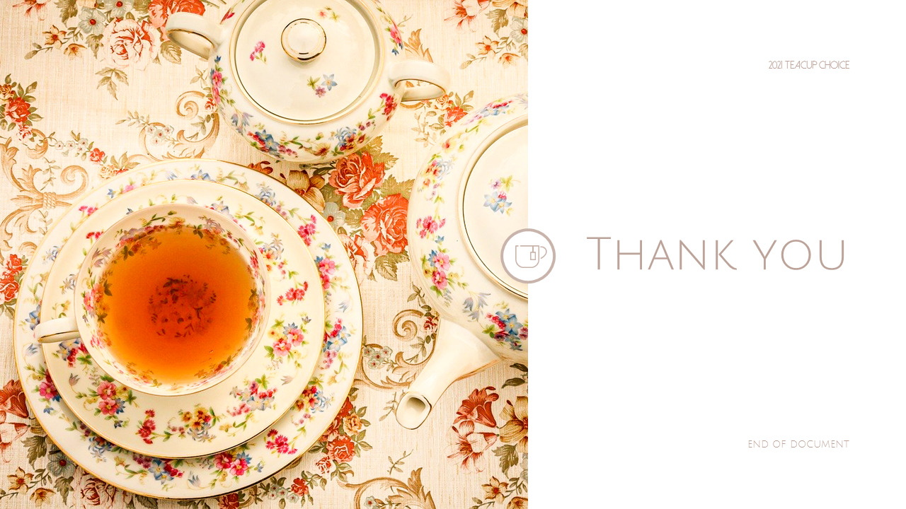 How to choose a teacup Google Slides for mac