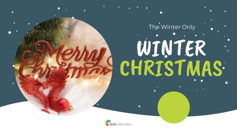 Winter Christmas Google Slides Themes for Presentations|Culture