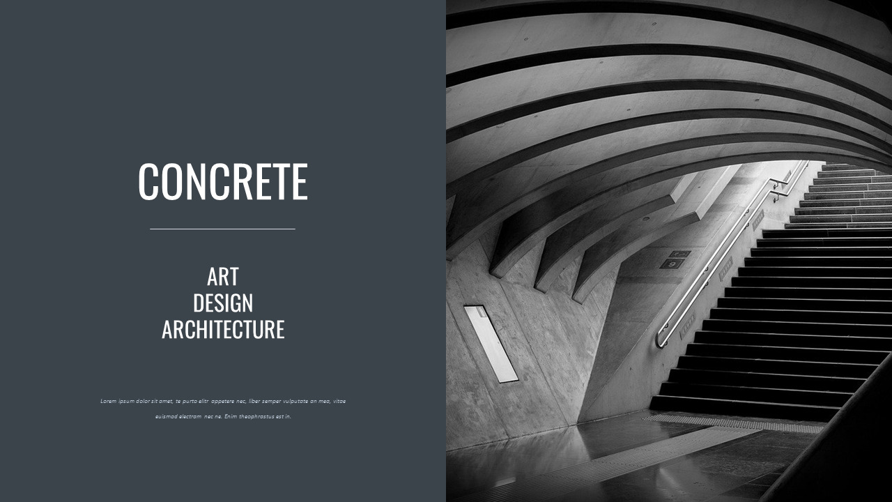 Concrete Simple Slides Design|Housing|Google