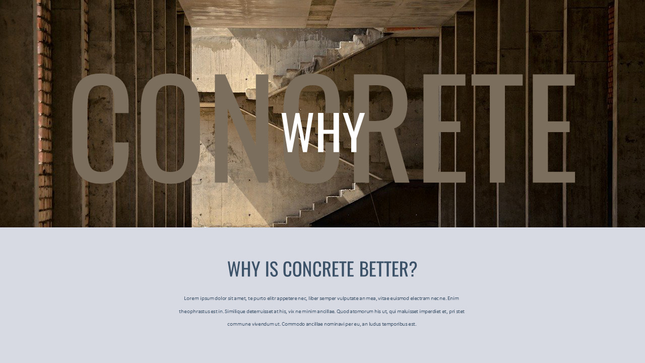 Concrete Simple Slides Design|Housing|Google