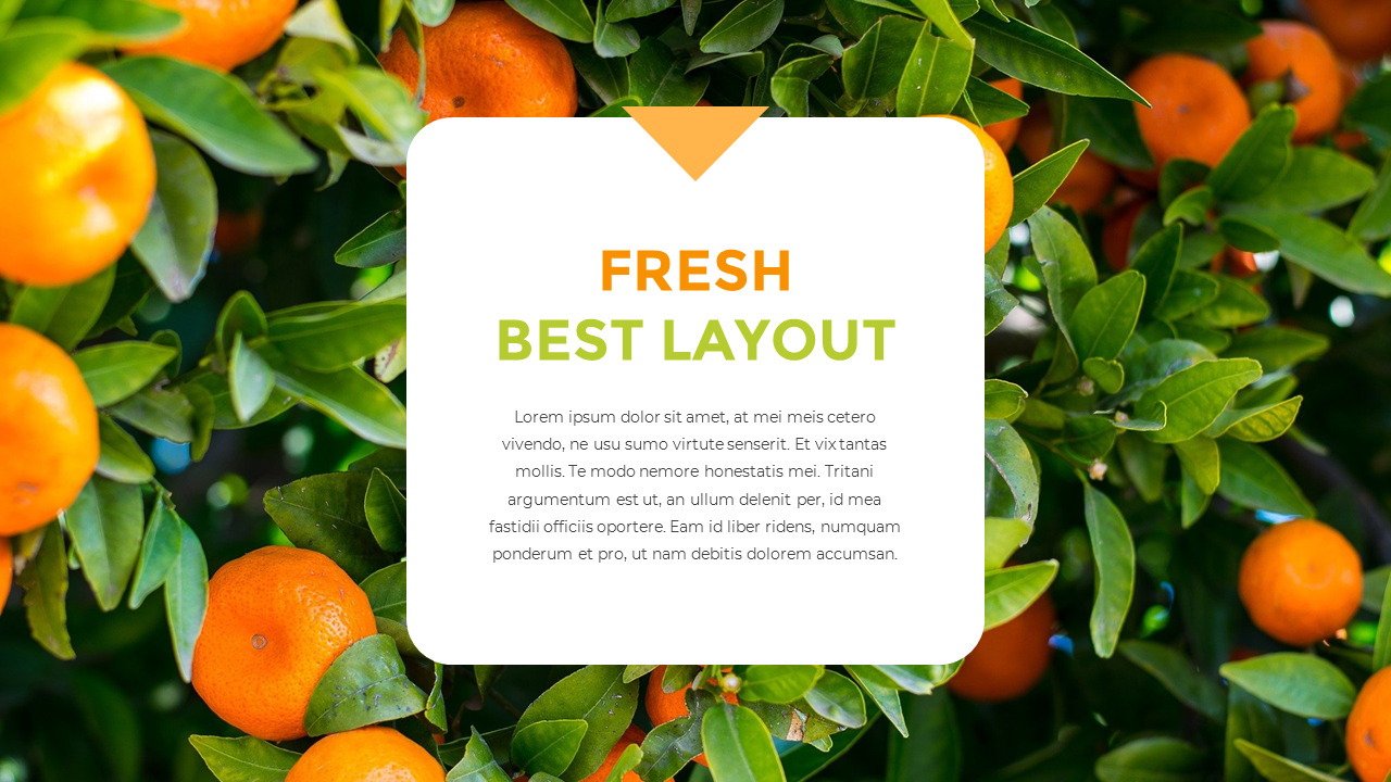Fresh Fruits Google presentation|Food|Slides