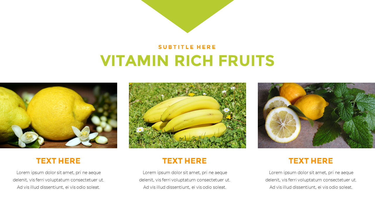 Fresh Fruits Google presentation|Food|Slides